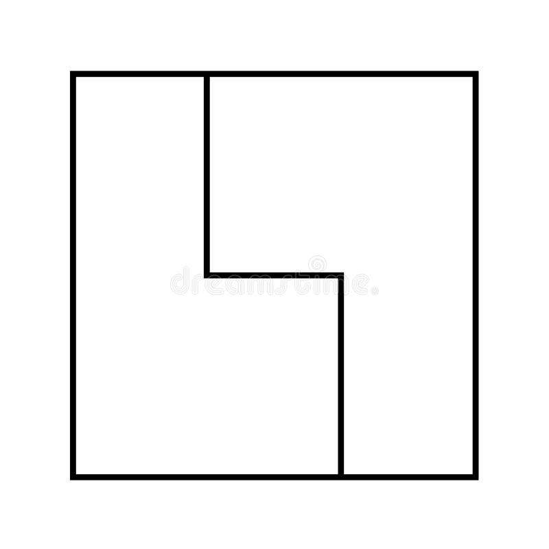 Symmetrical Partitioning Stock Illustrations – 2 Symmetrical ...