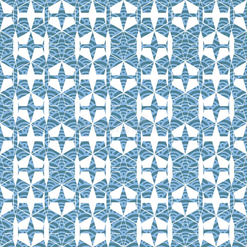 Geometric Seamless Repeat Pattern. Vector Illustration. Stock Vector ...