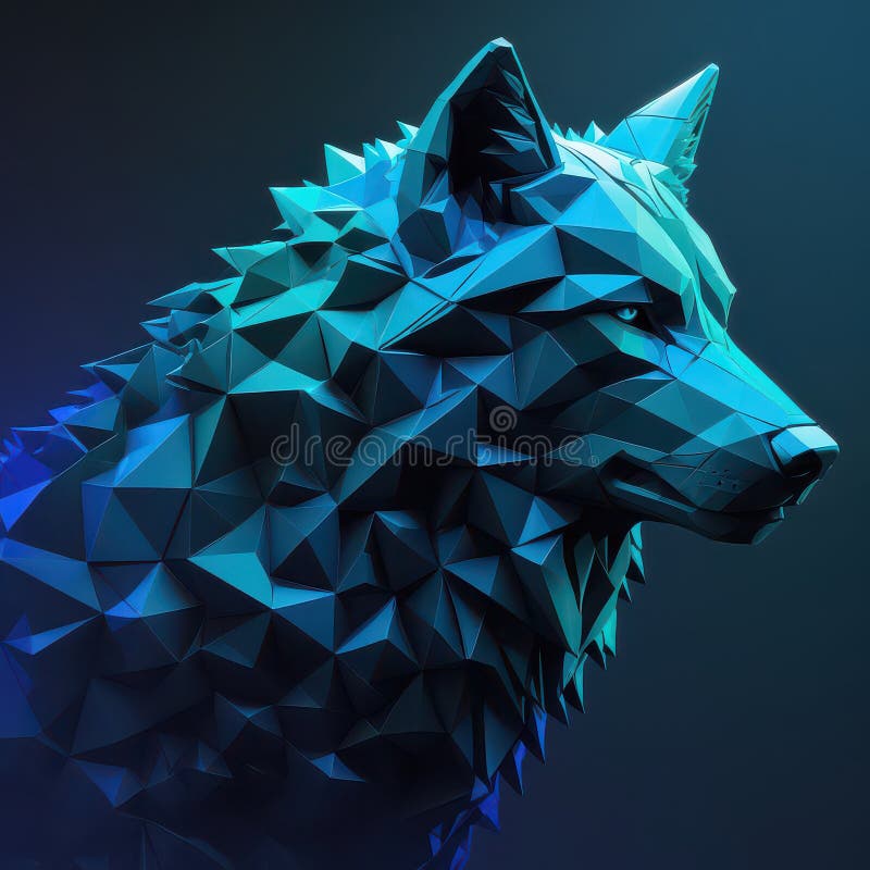 Set of Animals from Polygons. Stock Vector - Illustration of poly ...