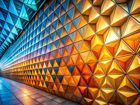 Geometric Interior Wall Design Inspiring Modern Polygonal Patterns for ...