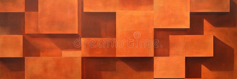 Geometric Interlocking Squares with Earthy Tones Create a Smooth ...