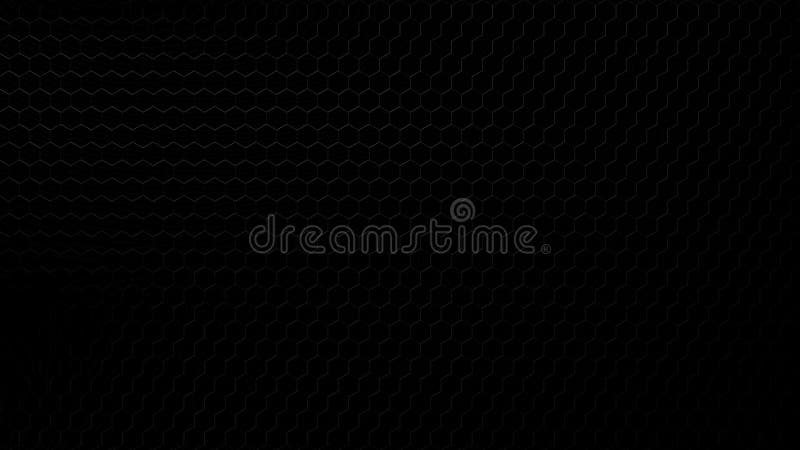 Geometric Iron Web of Hexagons with Blue Pulsating Light and Cybernetic ...