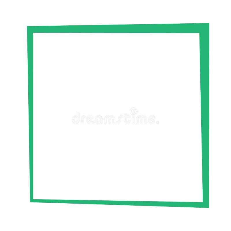 Geometric Irregular Square, Cube Picture Frame, Border Stock Vector ...