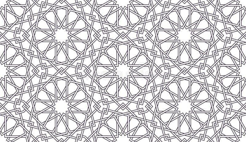Geometric Islamic Seamless Pattern Stock Vector - Illustration of ...