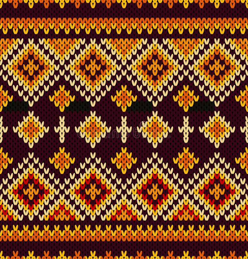 Geometric Knitting Pattern Fabric. Editorial Photography - Illustration ...