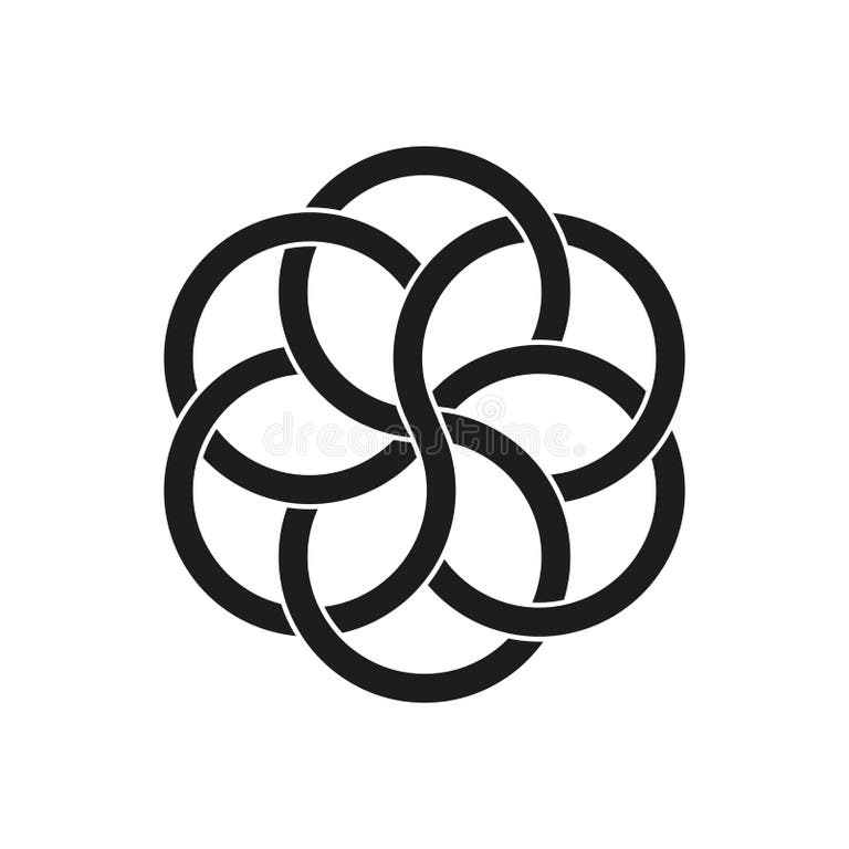 Logo Interlocking Rings Stock Illustrations – 104 Logo Interlocking ...