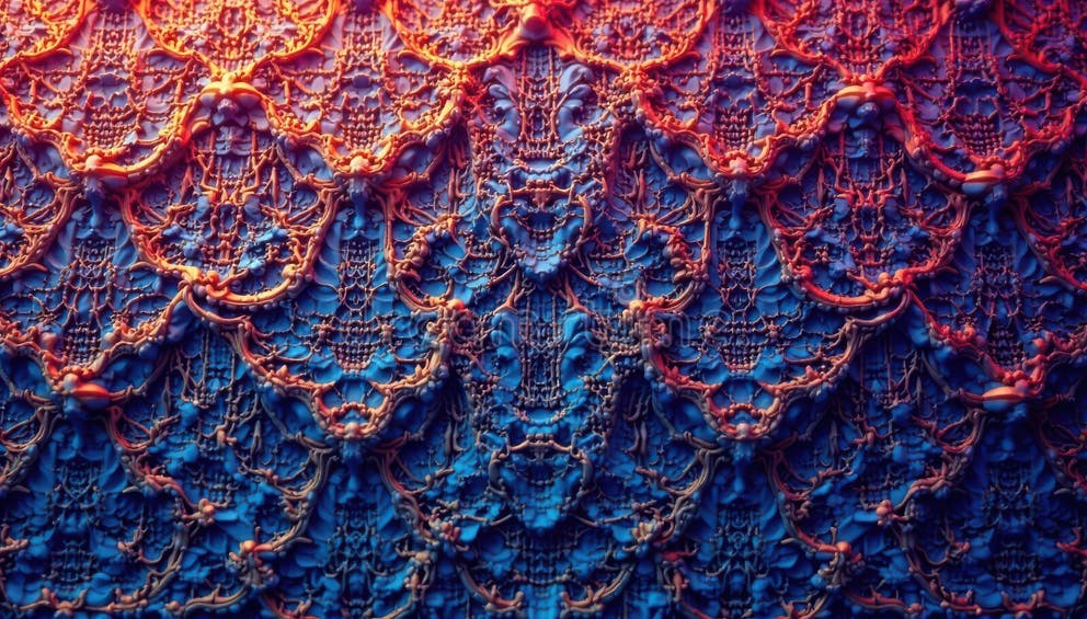 Geometric Lace Pattern, Sharp Lines and Angles Creating a Modern Design , Design, Architecture ...