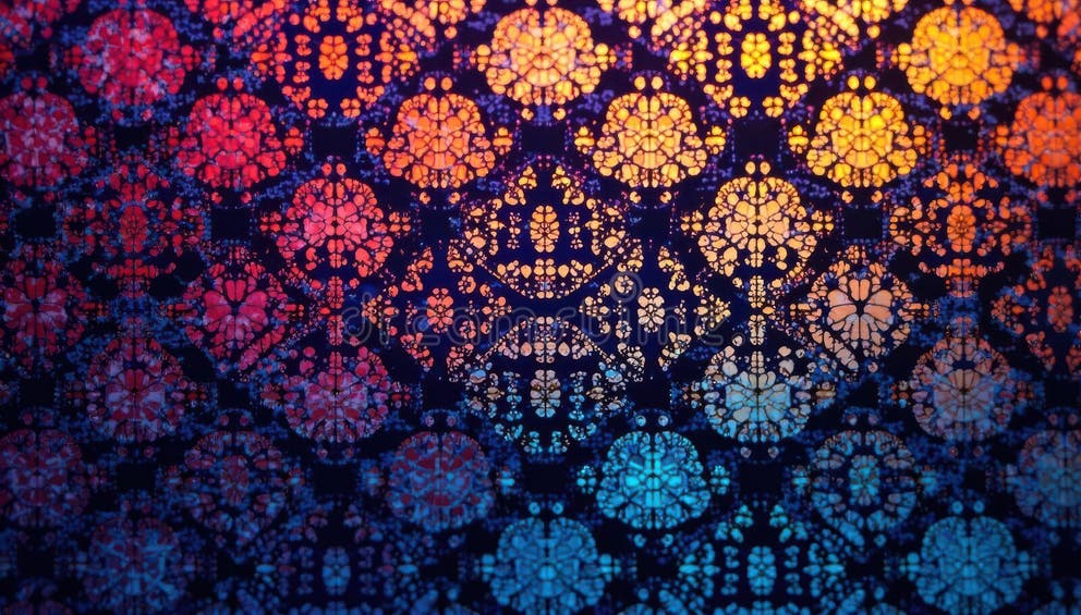 Geometric Lace Pattern, Sharp Lines Creating a Modern Design, Home, Repeating, Angles Stock ...