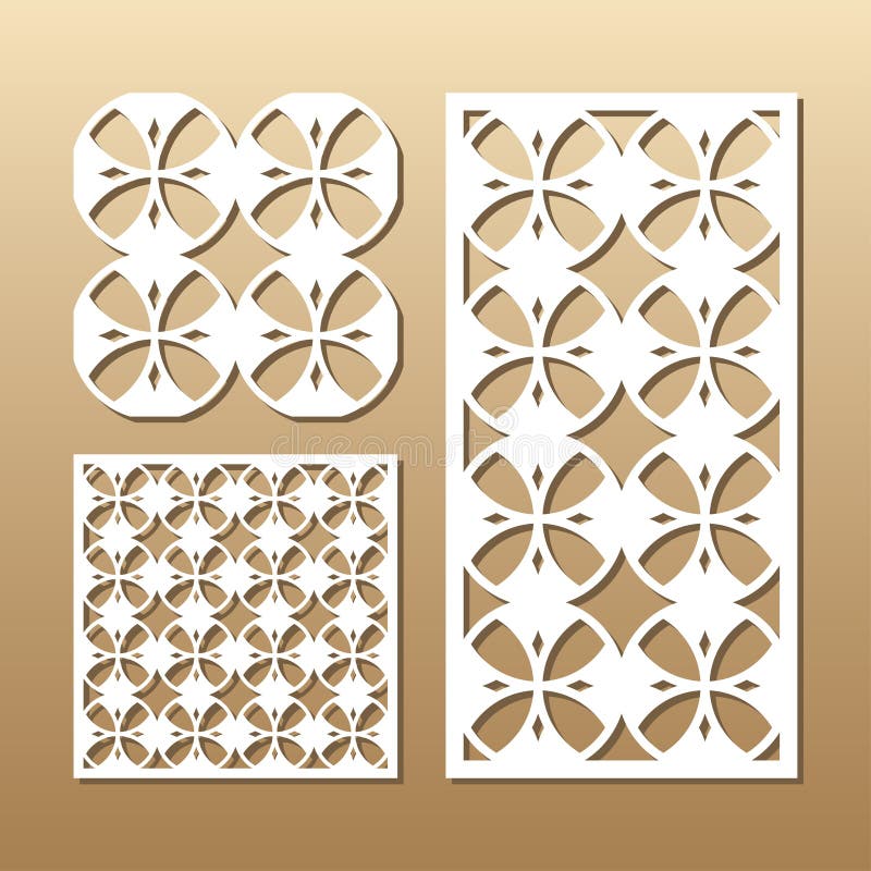 Geometric laser cutting stock vector. Illustration of congratulation ...