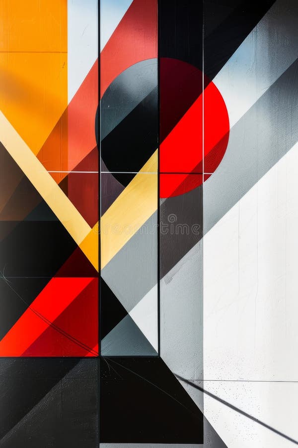 Geometric Layout Designs in a Sleek, Modern Style. Stock Illustration ...