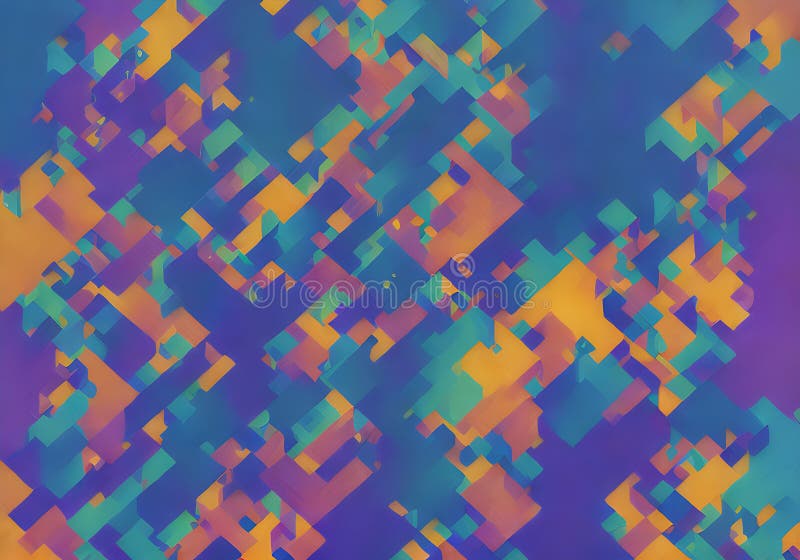 Geometric Layout with Gradient Neutral Colors. Stock Illustration ...