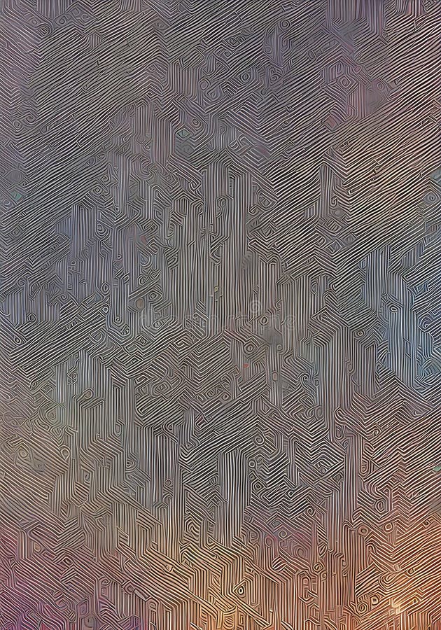 Geometric Layout with Gradient Neutral Colors. Stock Illustration ...