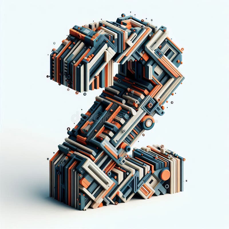 Geometric Lettering Typeface Featuring Geometric Shapes, Pattrn Stock ...