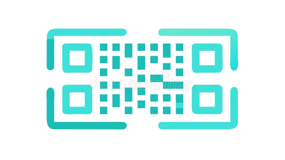 Stylized Qr Code Pattern Stock Illustrations – 70 Stylized Qr Code ...