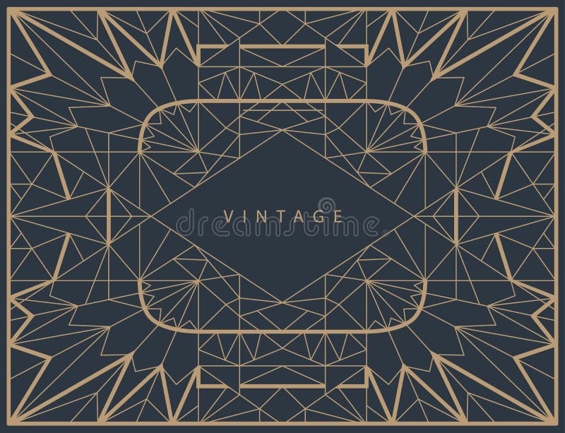 Geometric line frame stock vector. Illustration of graphic - 73629098