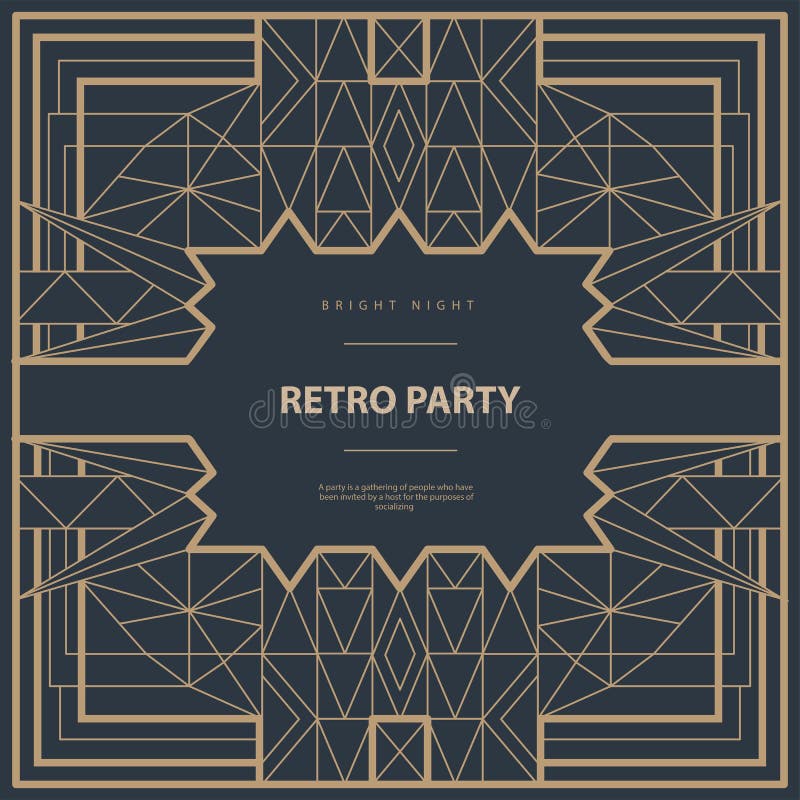 Geometric line frame stock vector. Illustration of icon - 73773593