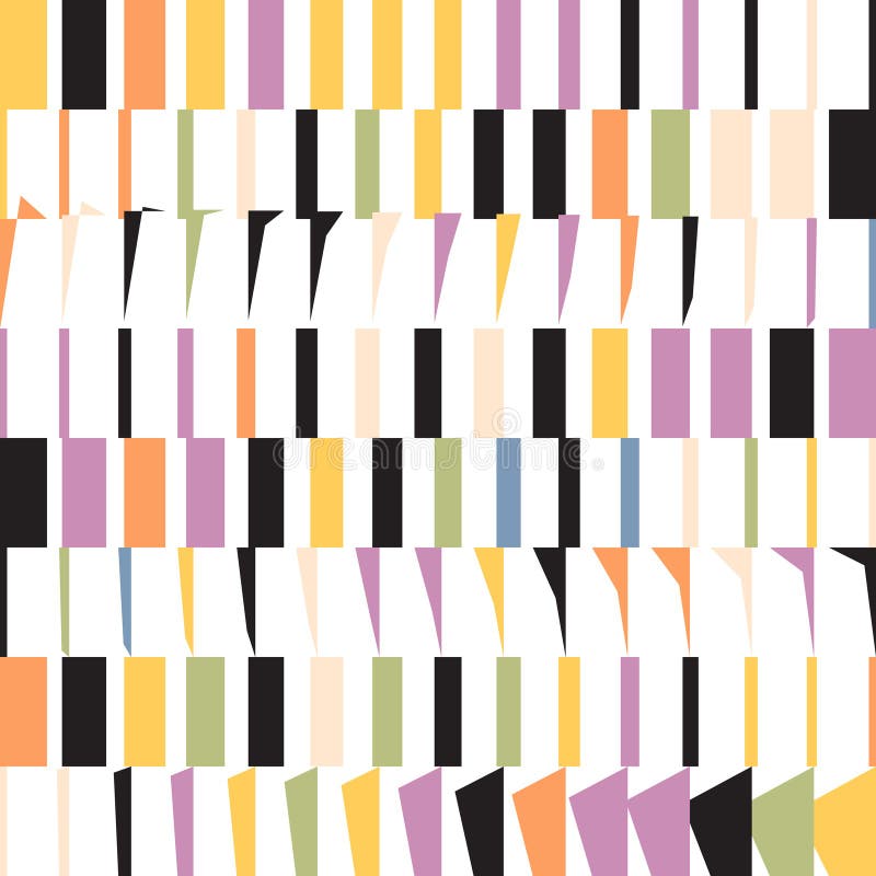 Geometric Artwork Pattern with Vertical Columns Rectangles and ...