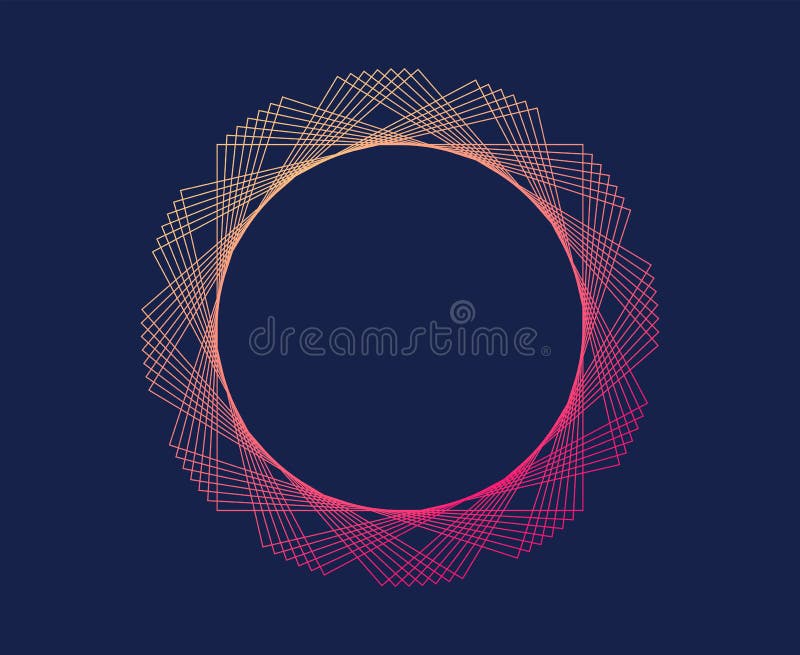 Geometric Line Gradient Colorful. Technique Geometric Shapes. Element ...