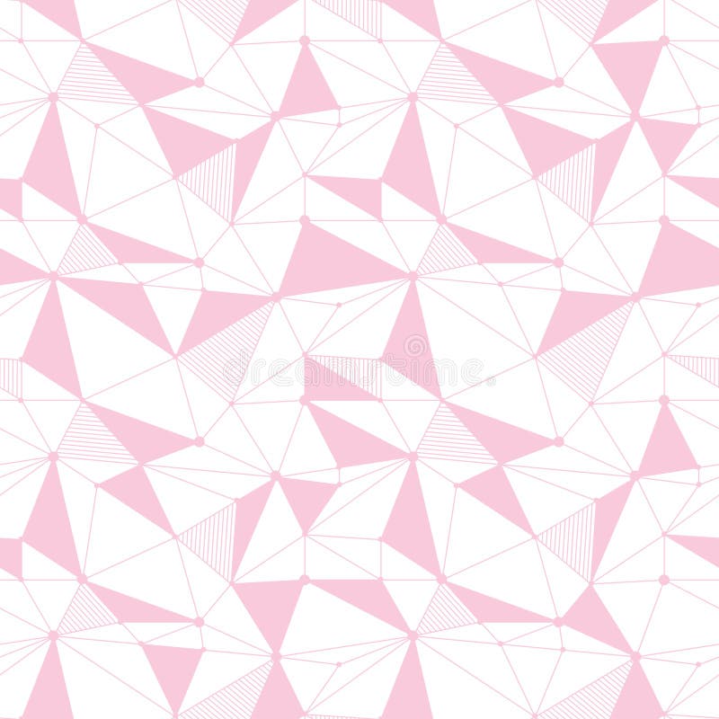 Geometric Line Hipster Seamless Pattern with Triangle, Dot. Reticulated ...