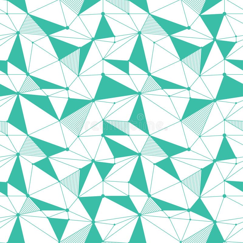Geometric Line Hipster Seamless Pattern with Triangle, Dot. Reticulated ...