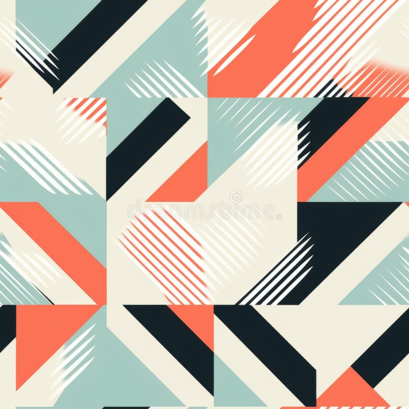 Geometric Line Pattern: Bold and Modern Design for Surface Printing ...