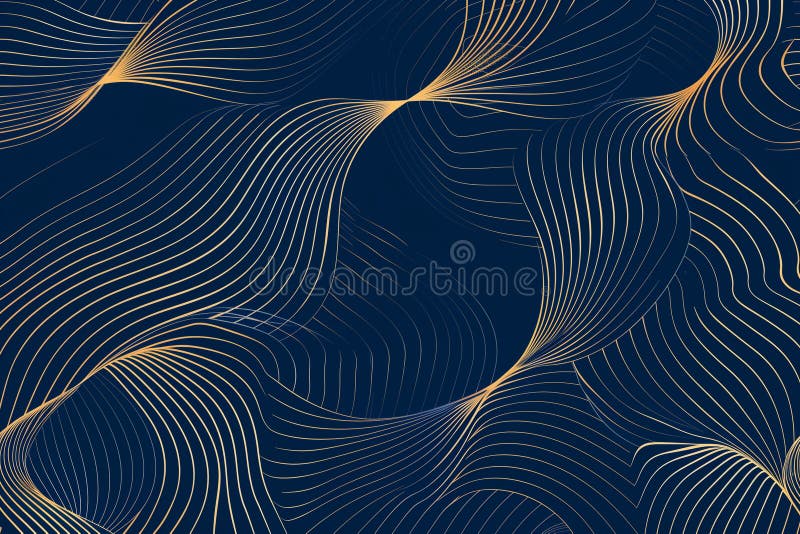 Geometric Line Pattern Poster Design with Abstract Art Invitations on ...