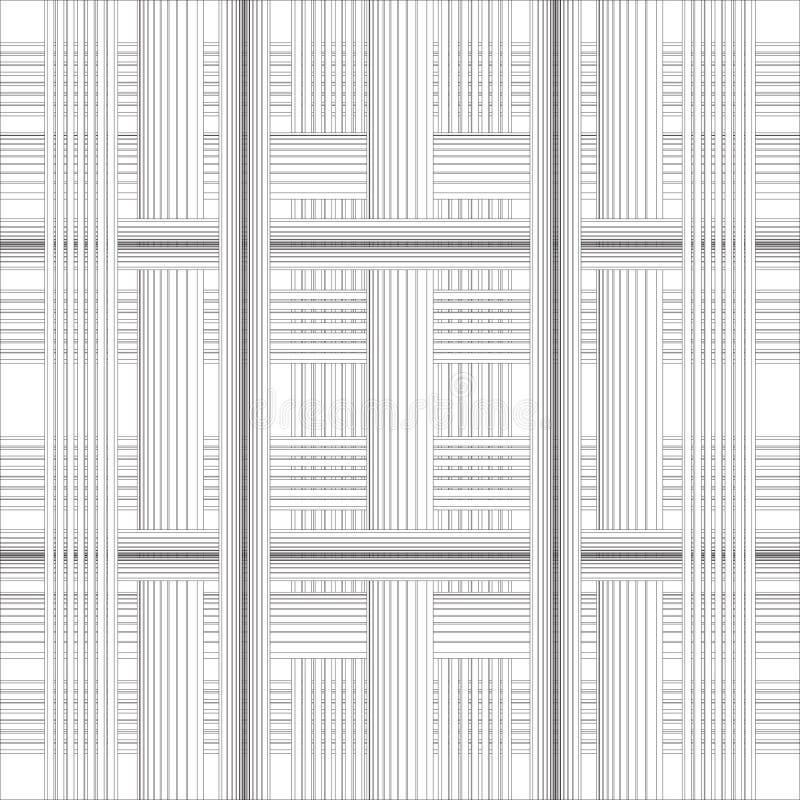 Seamless Plaid Line Pattern Design Stock Vector - Illustration of ...