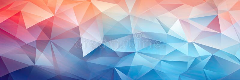 Geometric Lines Abstract Crystalline Light Blue Coral Lavender ...