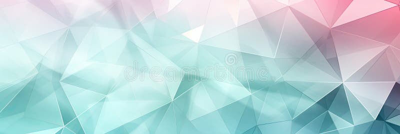 Geometric Lines Abstract Crystalline Mint Green Soft Pink Light Gray ...