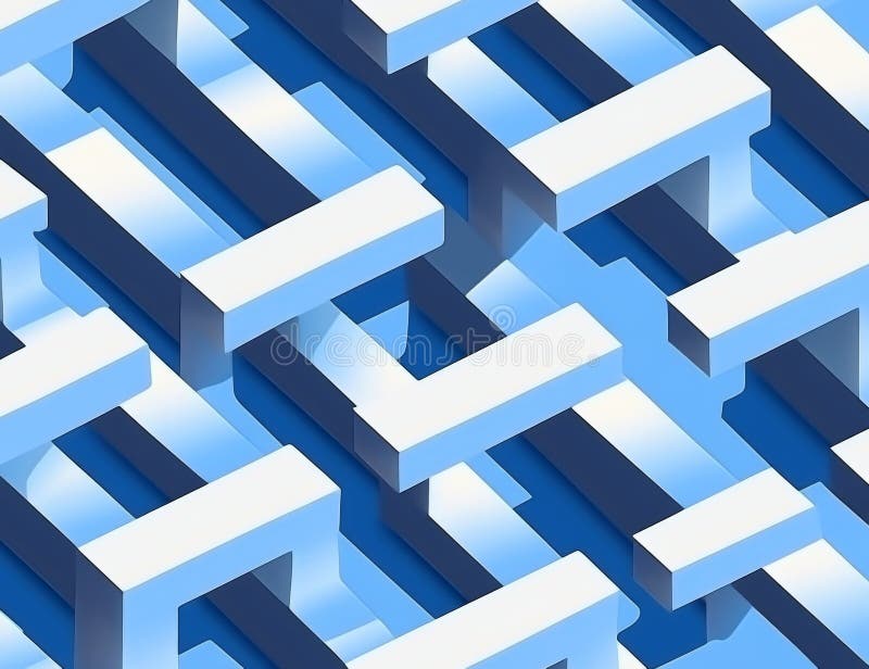 Geometric Lines Create a Simple Lattice Graphic Design on a Seamless ...