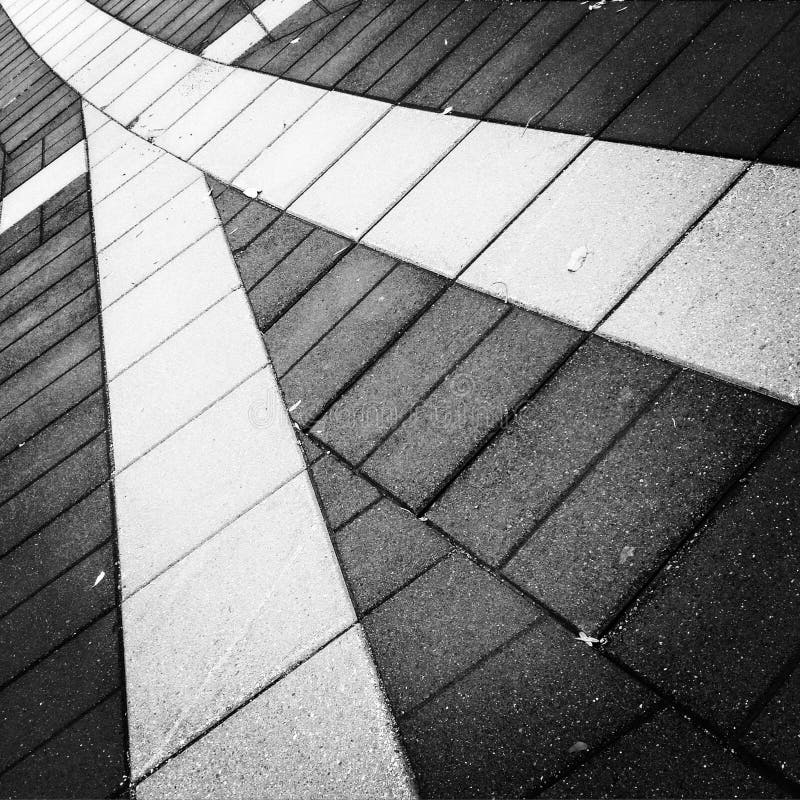 Geometric Lines on the Ground Stock Image - Image of abstraction ...