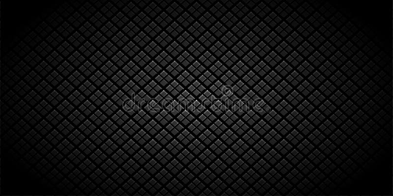 Geometric Lines Pattern on Black Background Stock Vector - Illustration ...