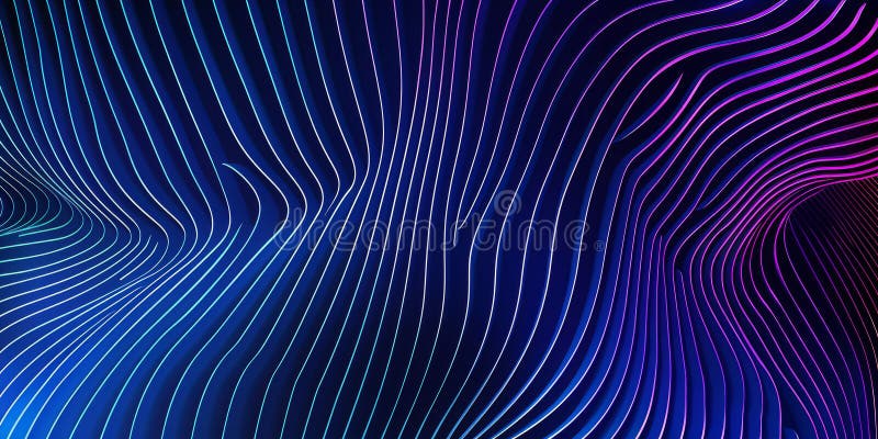 Geometric Lines Pattern. Modern Blue -violet Gradient Lines Design ...