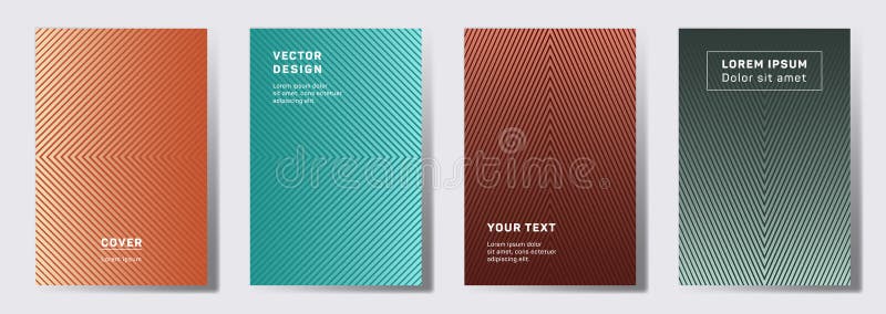 Geometric Lines Patterns with Edges, Angles. Stock Vector ...