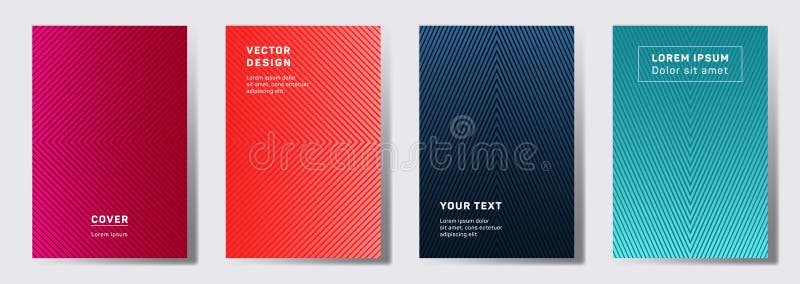 Geometric Lines Patterns with Edges, Angles Stock Vector - Illustration ...