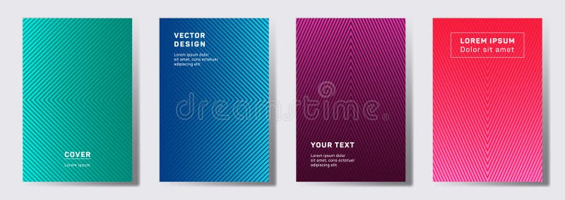 Geometric Lines Patterns with Edges, Angles. Stock Vector ...