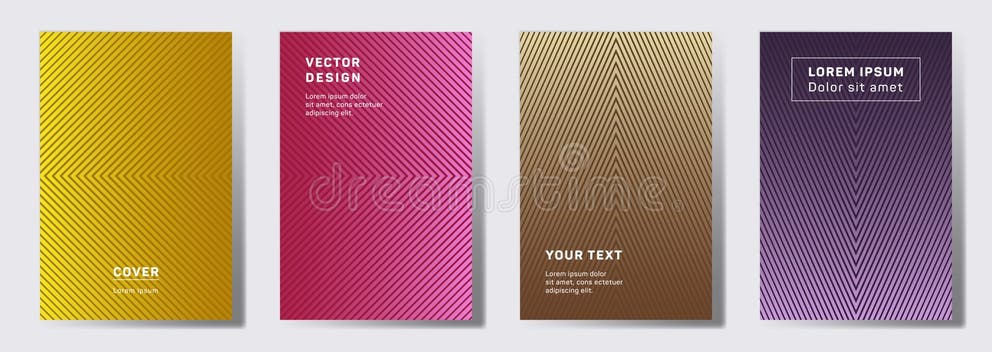 Geometric Lines Patterns with Edges, Angles. Stock Vector ...