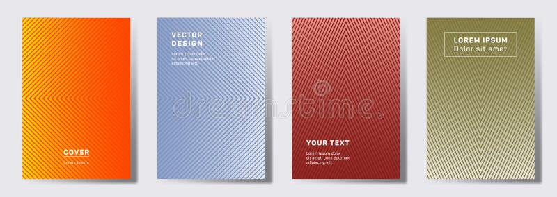 Geometric Lines Patterns with Edges, Angles. Stock Vector ...