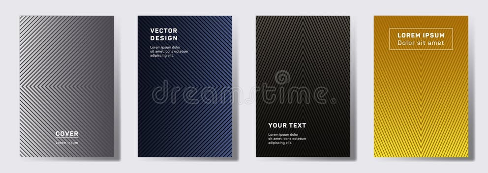 Geometric Lines Patterns with Edges, Angles. Stock Vector ...