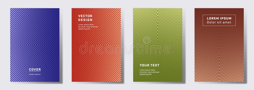 Geometric Lines Patterns with Edges, Angles. Stock Vector ...