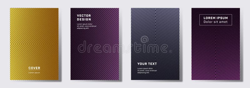 Geometric Lines Patterns with Edges, Angles. Stock Vector ...