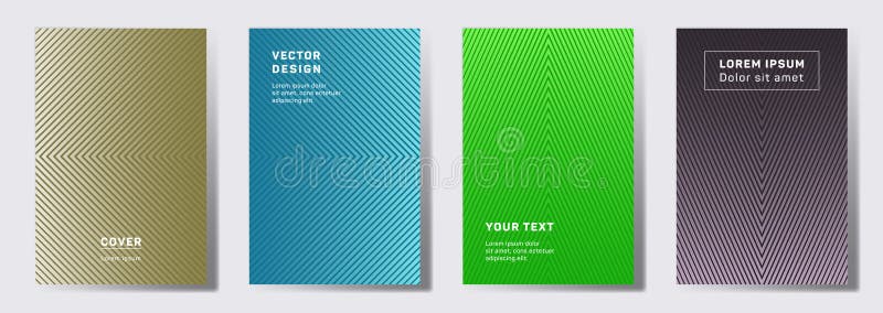 Geometric Lines Patterns with Edges, Angles. Stock Vector ...