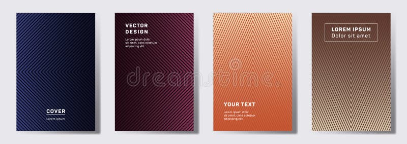 Geometric Lines Patterns with Edges, Angles. Stock Vector ...