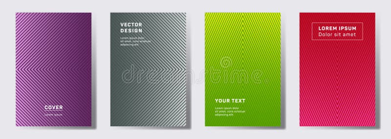 Geometric Lines Patterns with Edges, Angles. Stock Vector ...