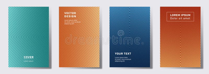 Geometric Lines Patterns with Edges, Angles. Stock Vector ...