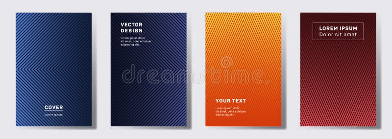 Geometric Lines Patterns with Edges, Angles. Stock Vector ...