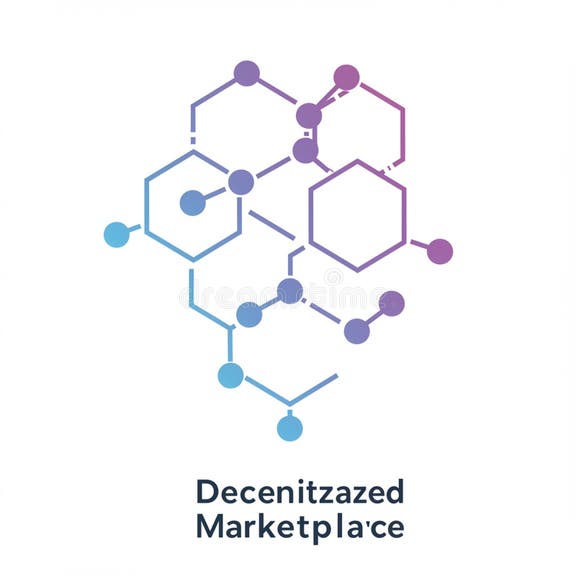 A Geometric Logo Features a Series of Interconnected Hexagons and ...