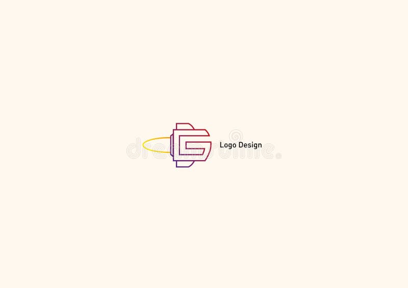 Geometric Logo Letter G in the Form of a Rocket Stock Vector ...