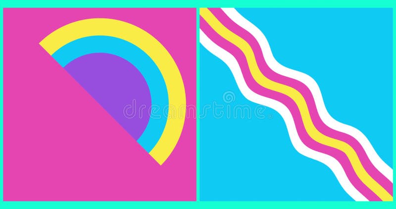 Modern Animated Geometric Pattern or Background. 4K Resolution ...