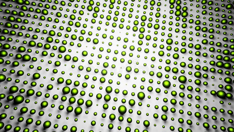 Geometric Loopable Animation Background. Spheres Randomly Changing Size ...